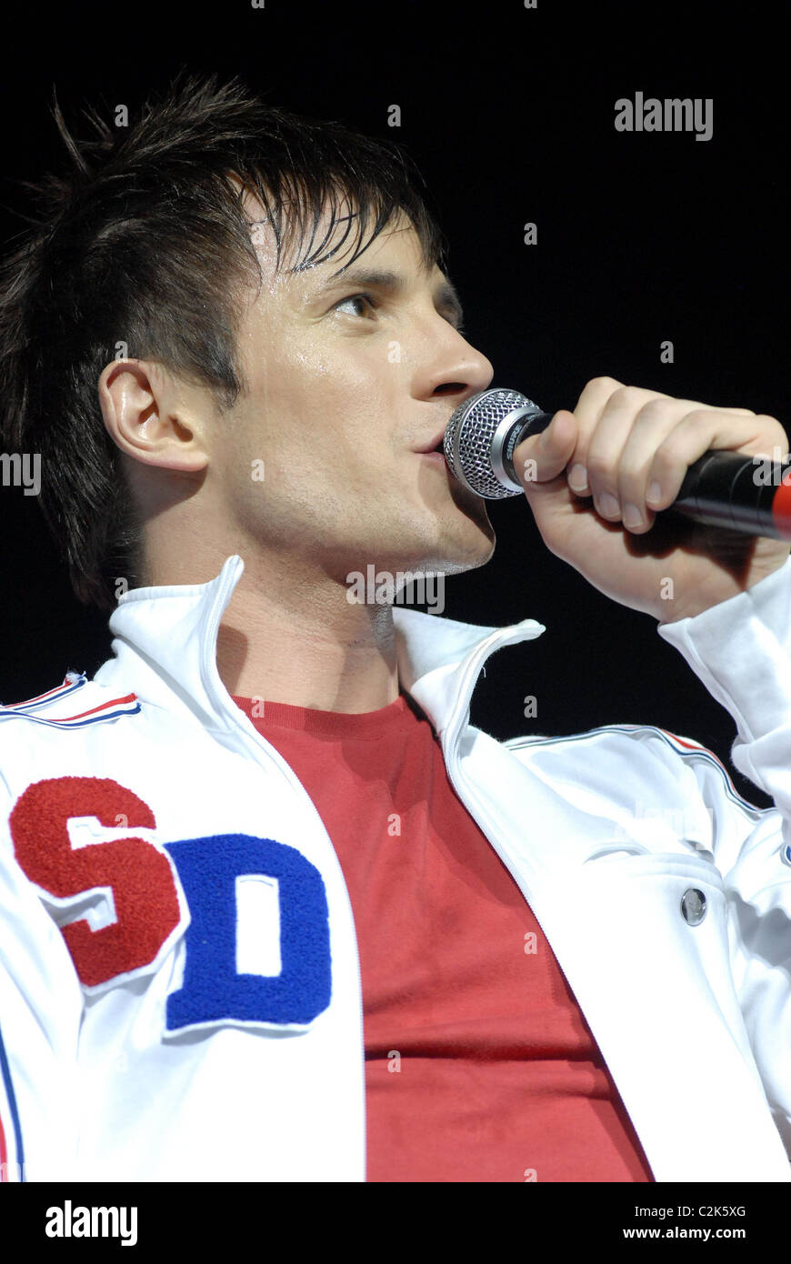 X Factor finalist, Sean Smith of 'Same Difference' performing at the 'X ...