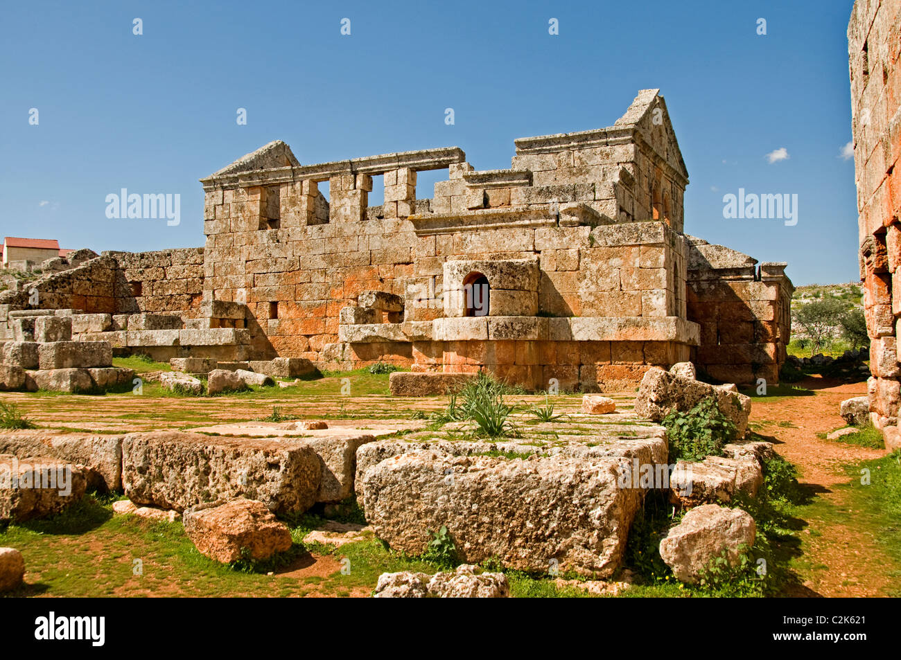 Serjilla, Syria, Dead City, contains about, 700 sites, Jebel Riha, near ...