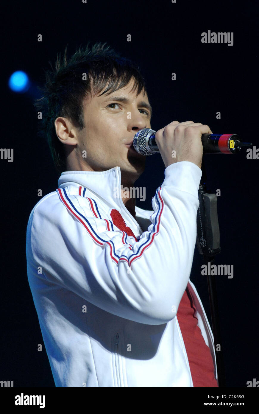 X Factor finalist, Sean Smith of 'Same Difference' performing at the 'X ...