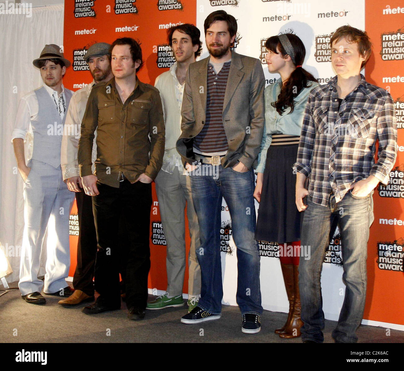 Snow Patrol and Lisa Hannigan Meteor Ireland Music Awards 2008 at RDS ...
