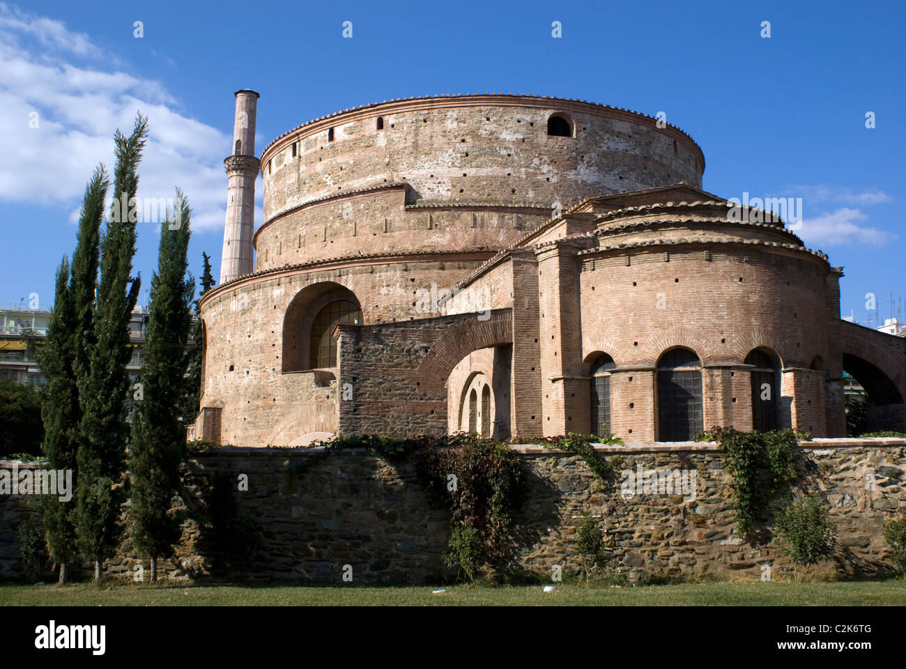 A view of the Rotunda in Thessaloniki, Greece's second largest city ...