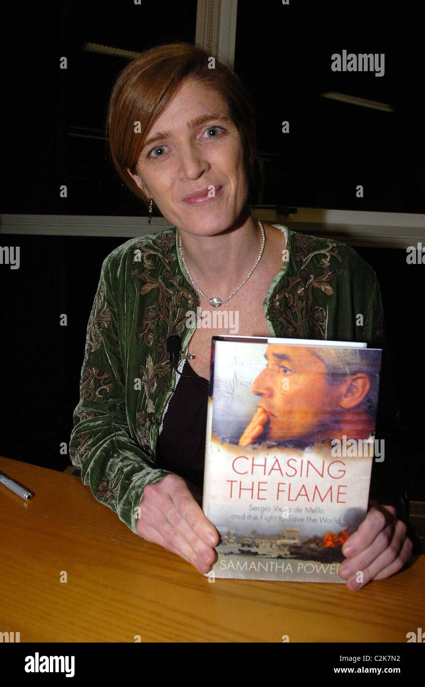 Human rights advocate Samantha Power discussed her new book, 'Chasing the Flame: Sergio Vieira ...