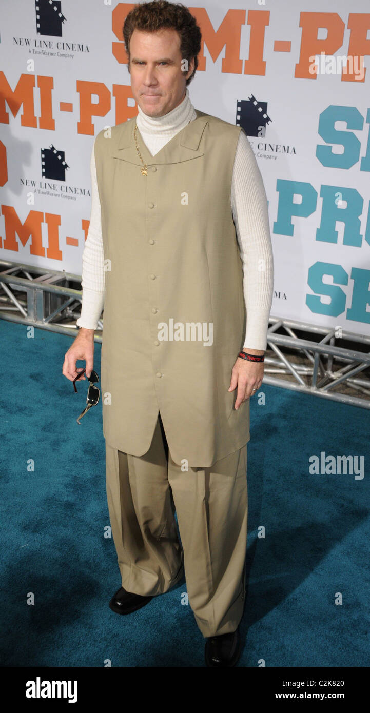 Will Ferrell 'Semi-Pro' Premiere - Arrivals Los Angeles, California ...