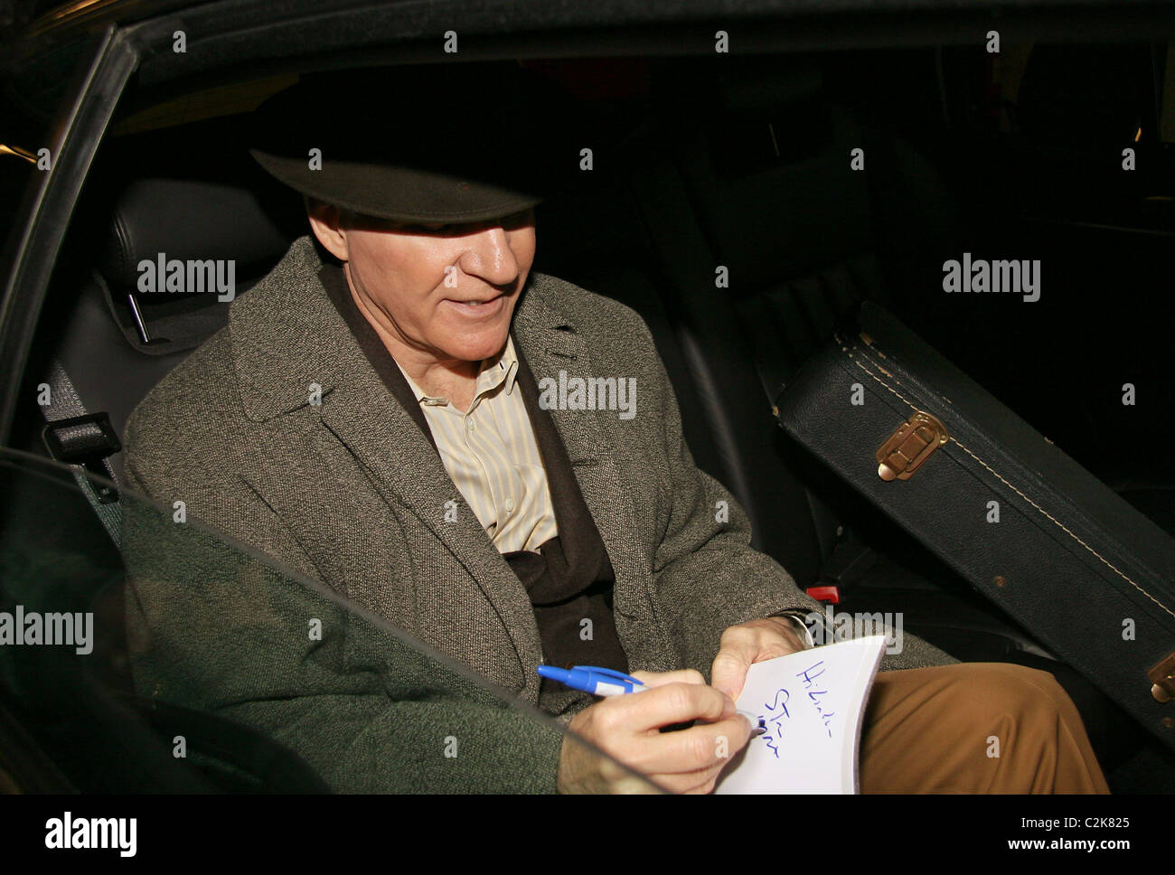 Steve Martin signs autographs while leaving ABC Studios after appearing ...