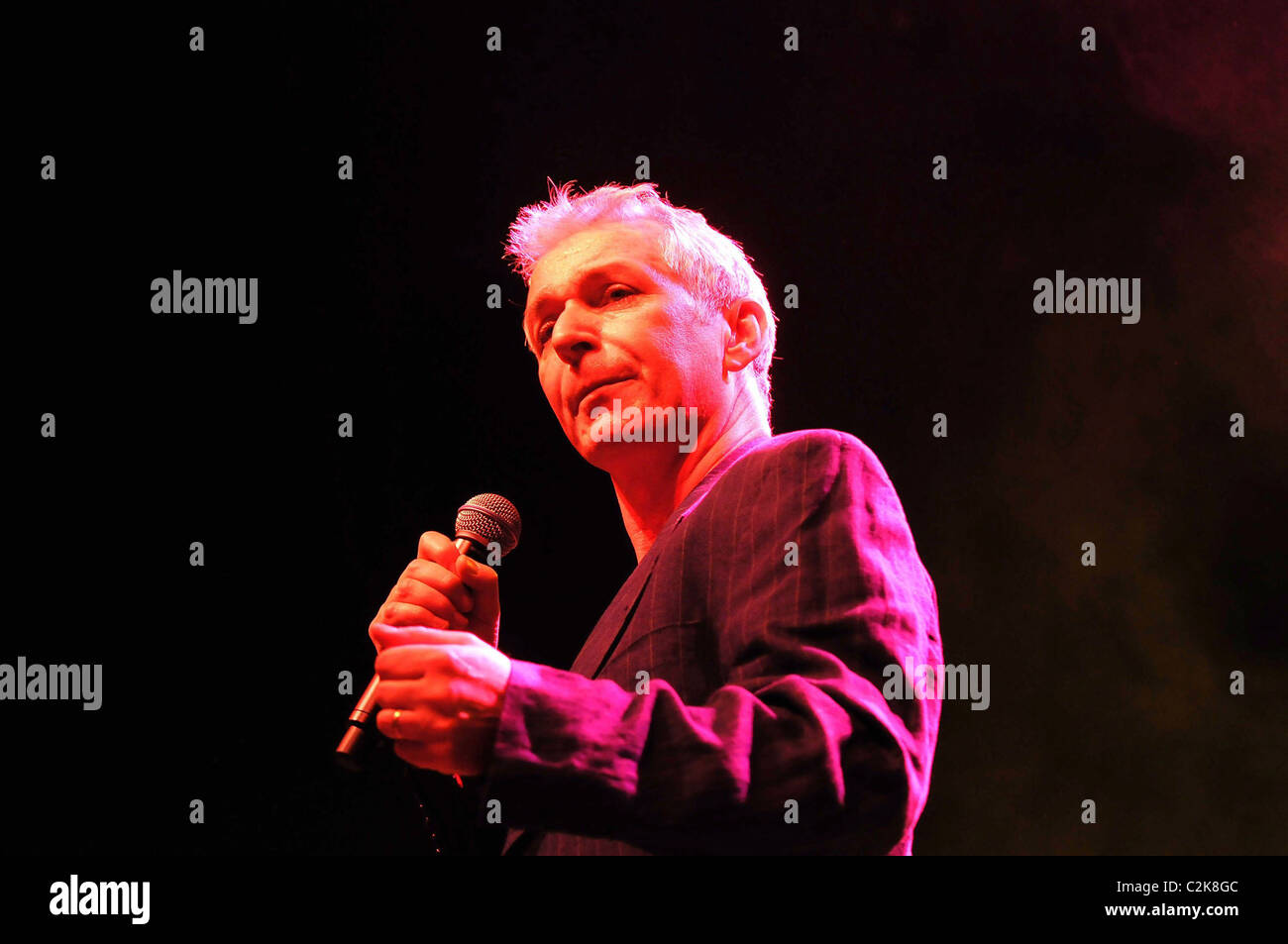 Rob Harris and his band performing live at the Childline Rocks concert ...