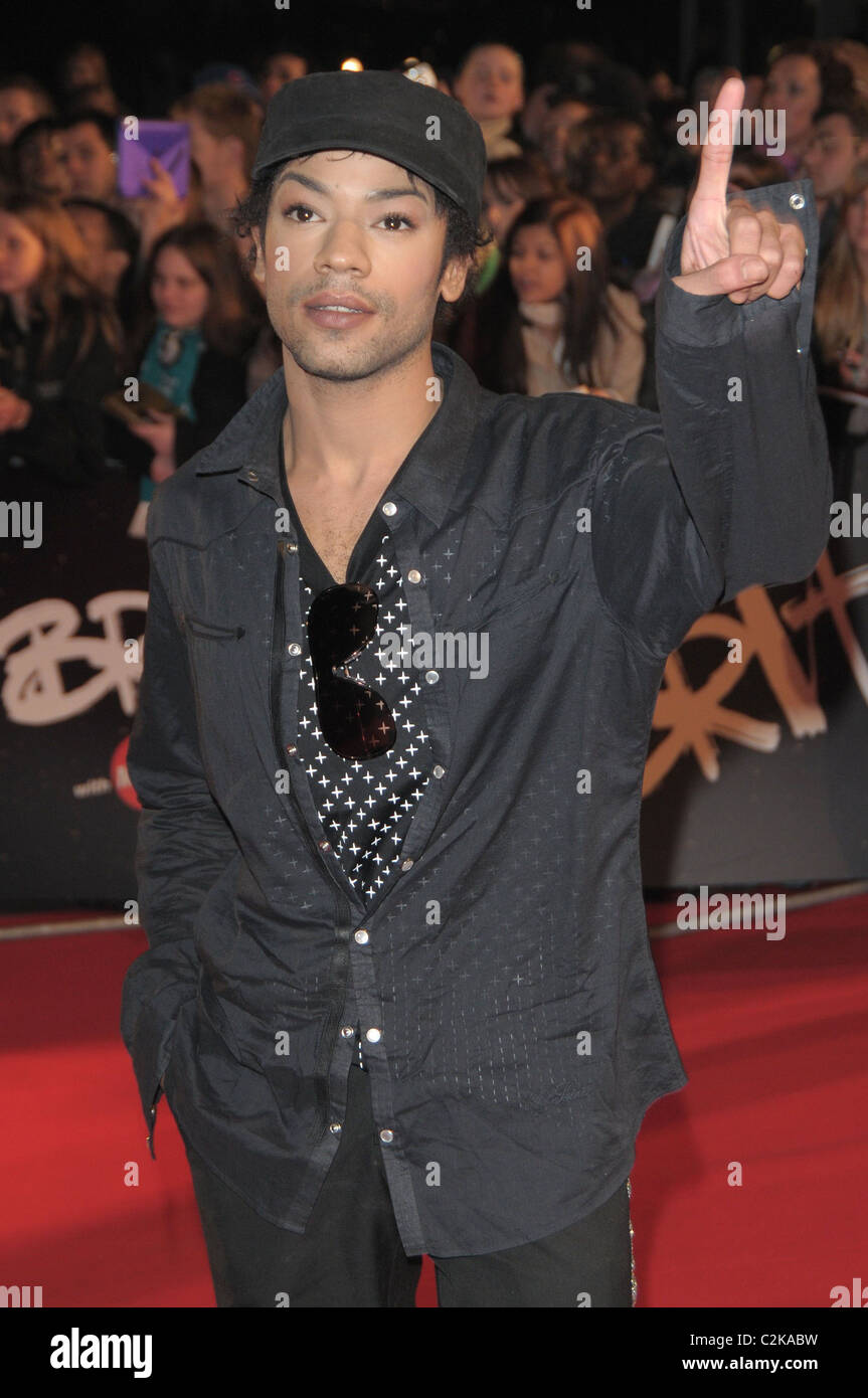 David Jordan The Brit Awards 2008 held at Earls Court - Red Carpet ...