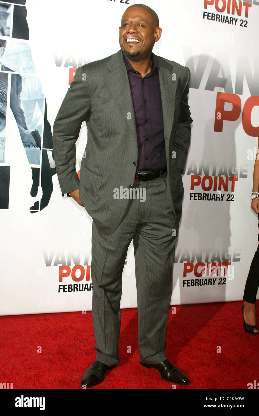 Forest Whitaker World Premiere of 'Vantage Point' held at the Lowe's ...
