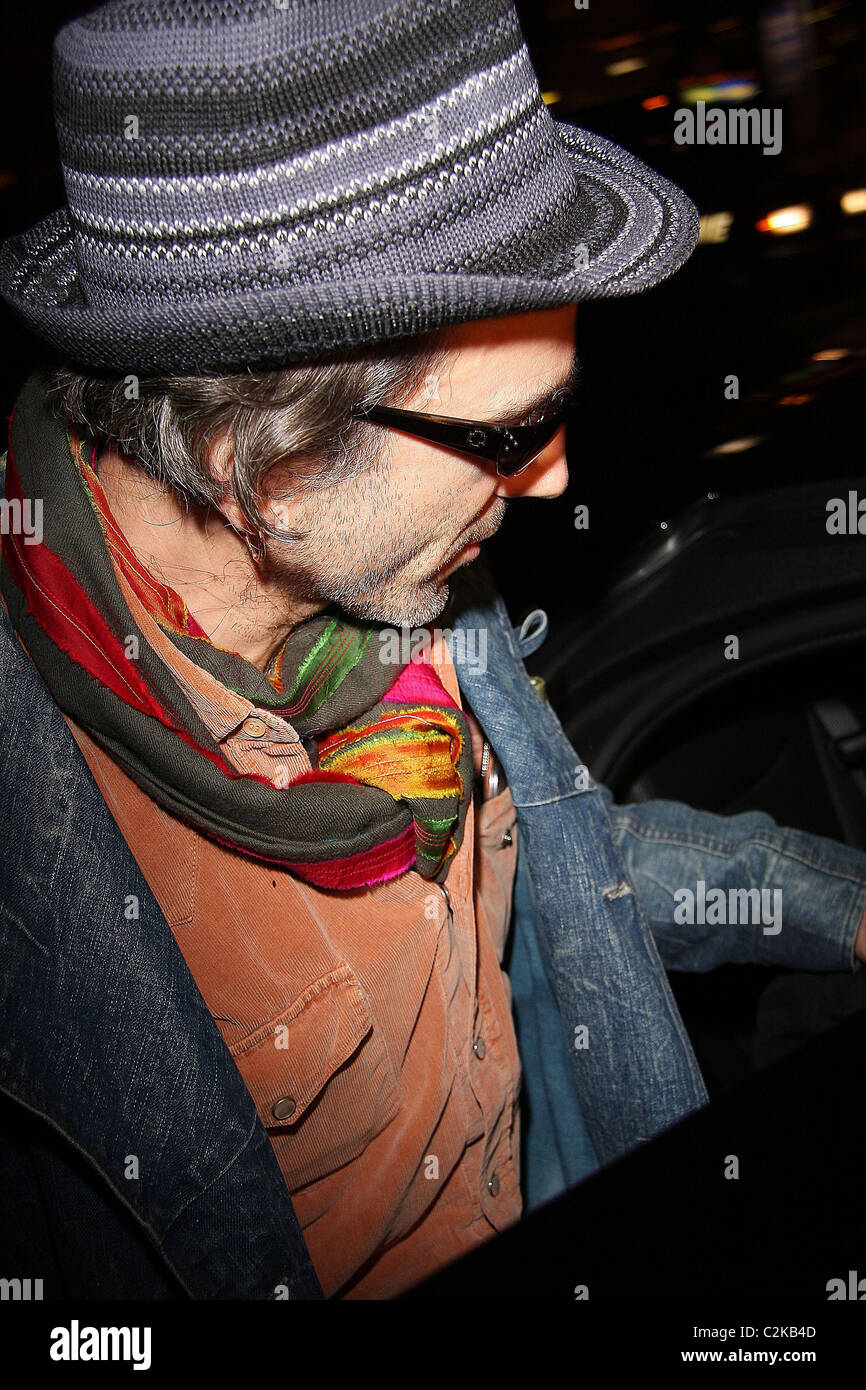 Daniel Day Lewis arriving from London at LAX Los Angeles, California ...