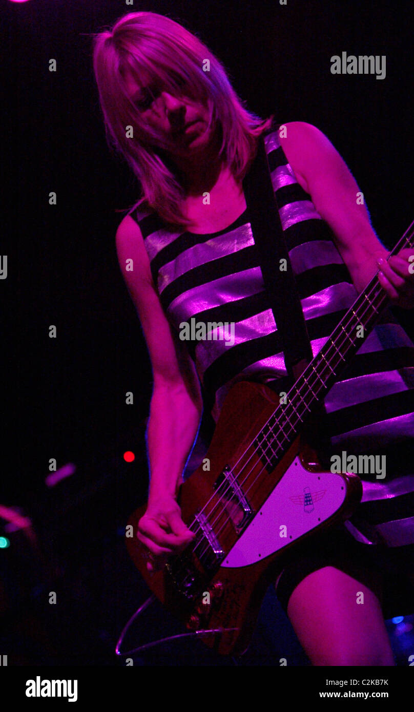 Kim Gordon Sonic Youth performing at The Metro Melbourne, Australia ...