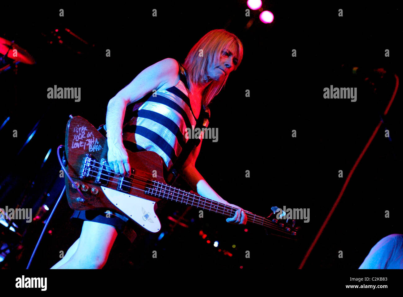 Kim Gordon Sonic Youth performing at The Metro Melbourne, Australia ...