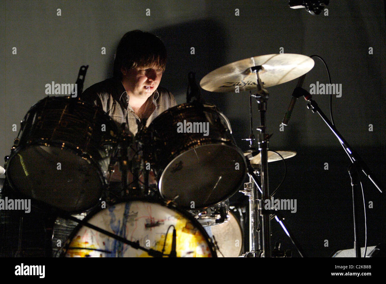 Steve Shelly Sonic Youth performing at The Metro Melbourne, Australia ...