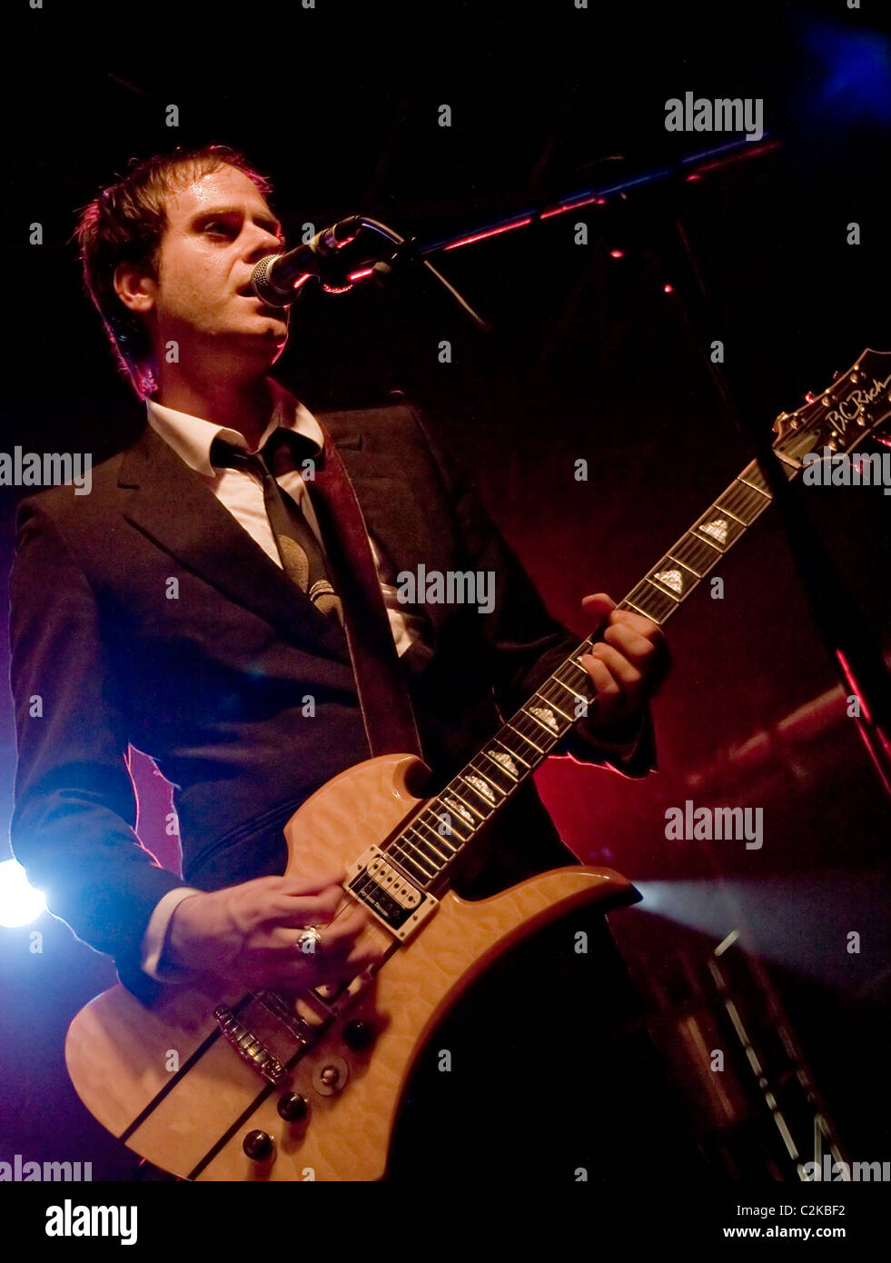 Electric Six performing at Liverpool Carling Academy Liverpool, England ...