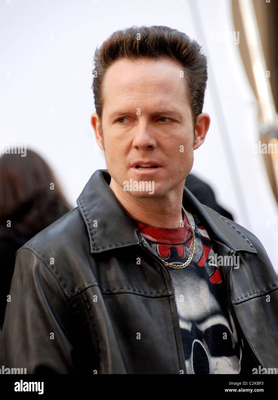 Dean Winters '30 Rock' being filmed at The Rockafeller Plaza New York ...
