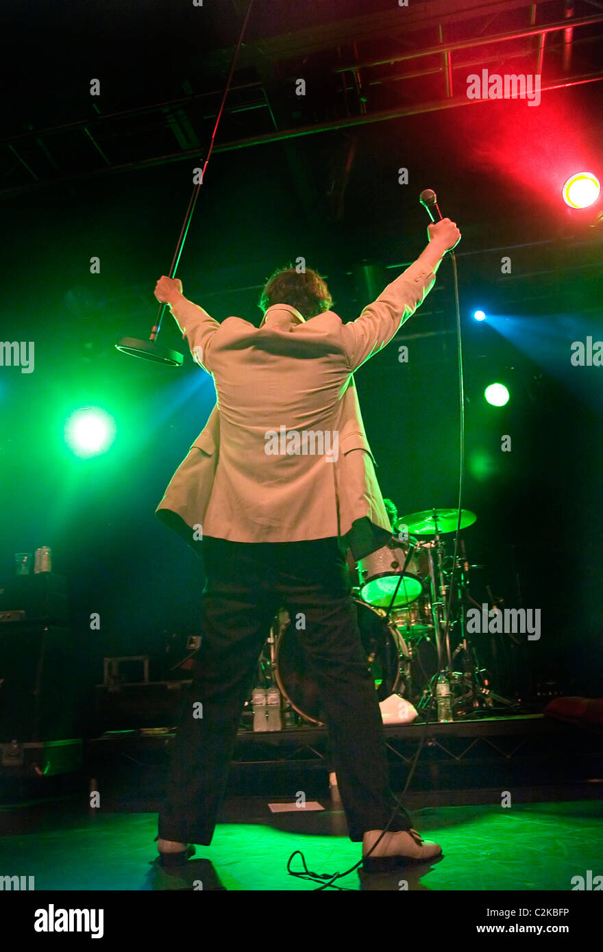 Electric Six performing at Liverpool Carling Academy Liverpool, England ...