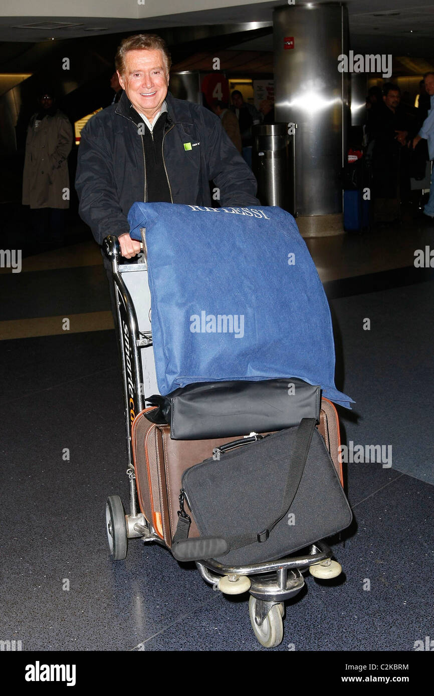 Emmy Award-winning American television personality Regis Philbin ...