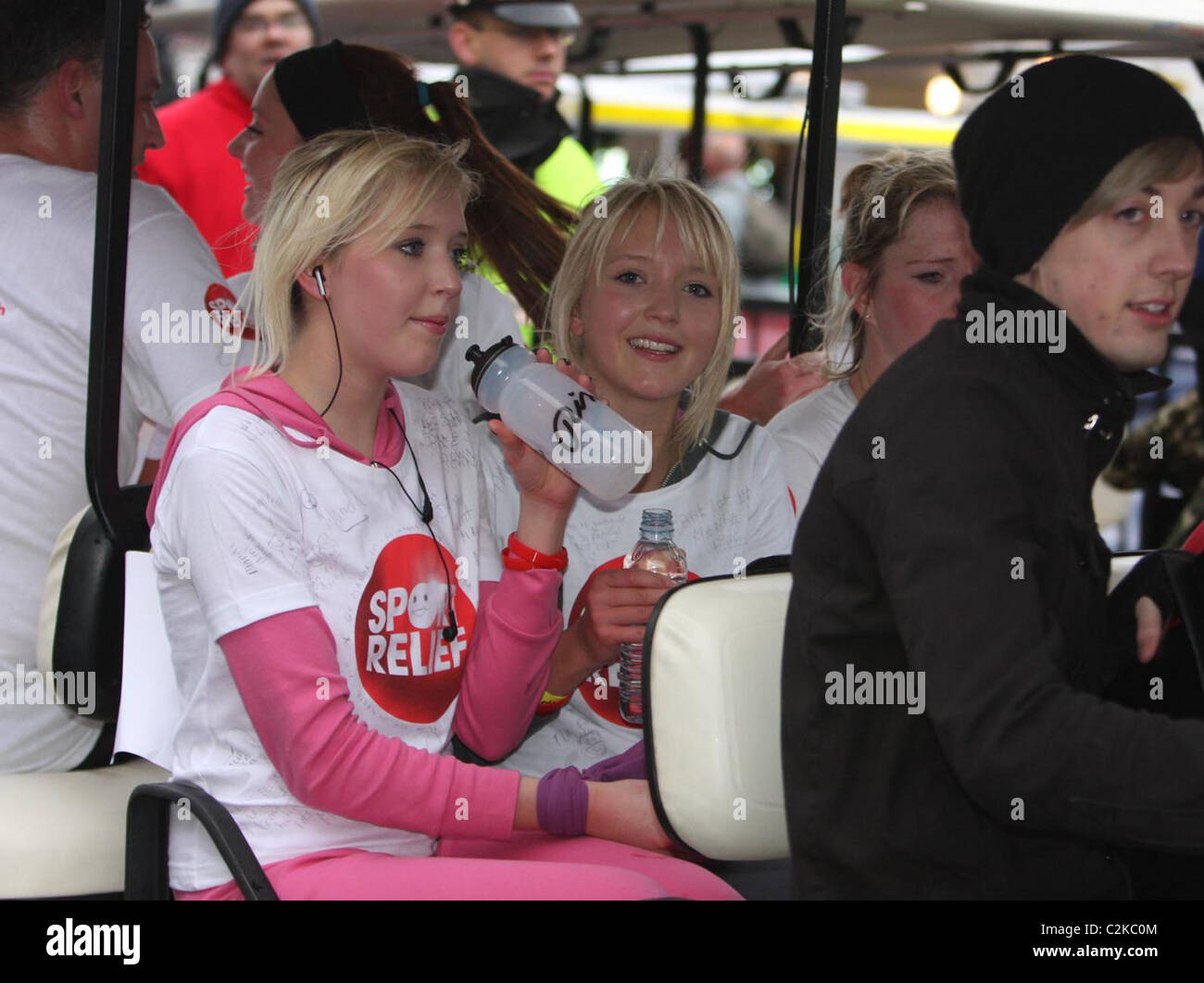 Big Brother twins Sam and Amanda Marchant The London Sainsbury's Sport ...