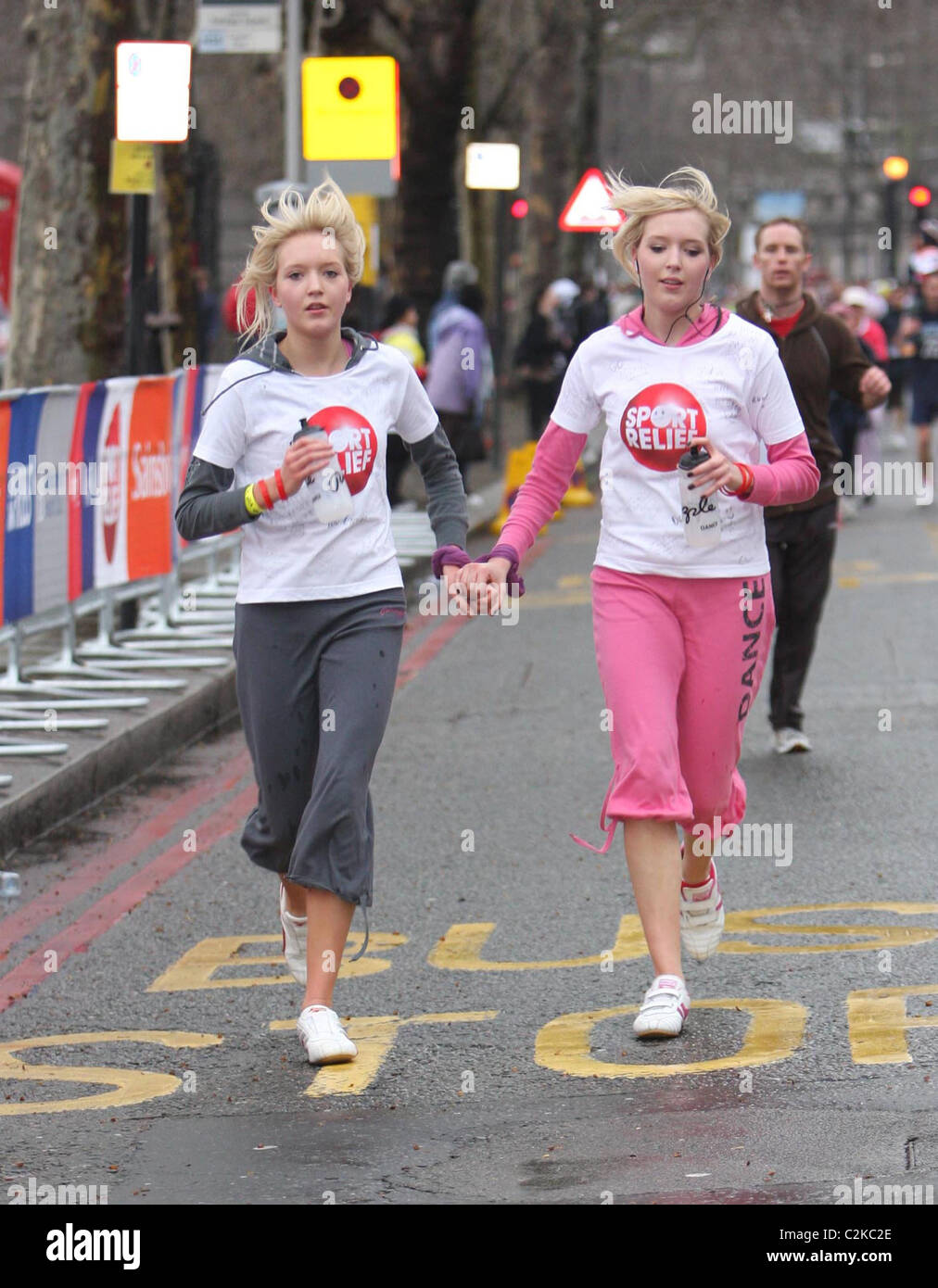 Big Brother twins Sam and Amanda Marchant The London Sainsbury's Sport ...