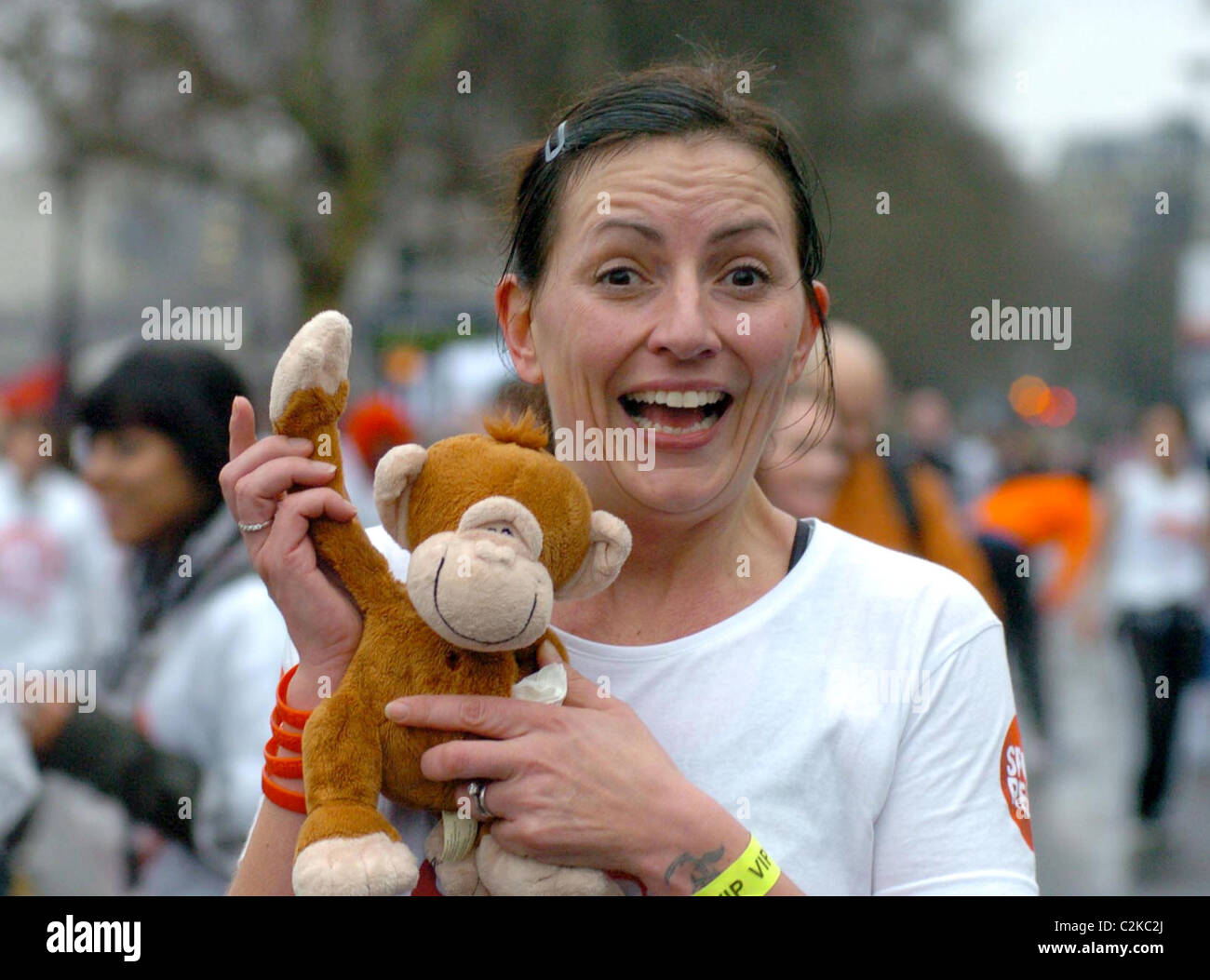 Davina McCall The London Sainsbury's Sport Relief Mile at the Victoria ...