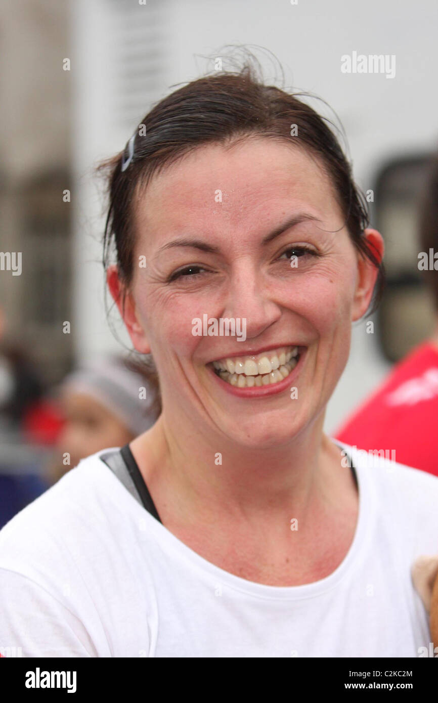 Davina McCall The London Sainsbury's Sport Relief Mile at the Victoria ...