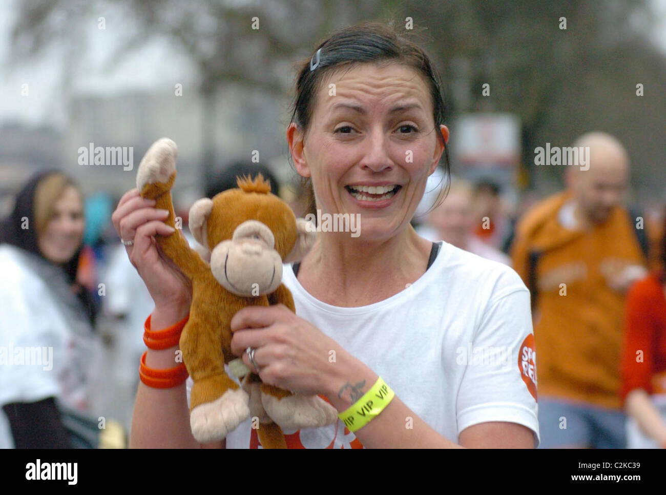 Davina McCall The London Sainsbury's Sport Relief Mile at the Victoria ...