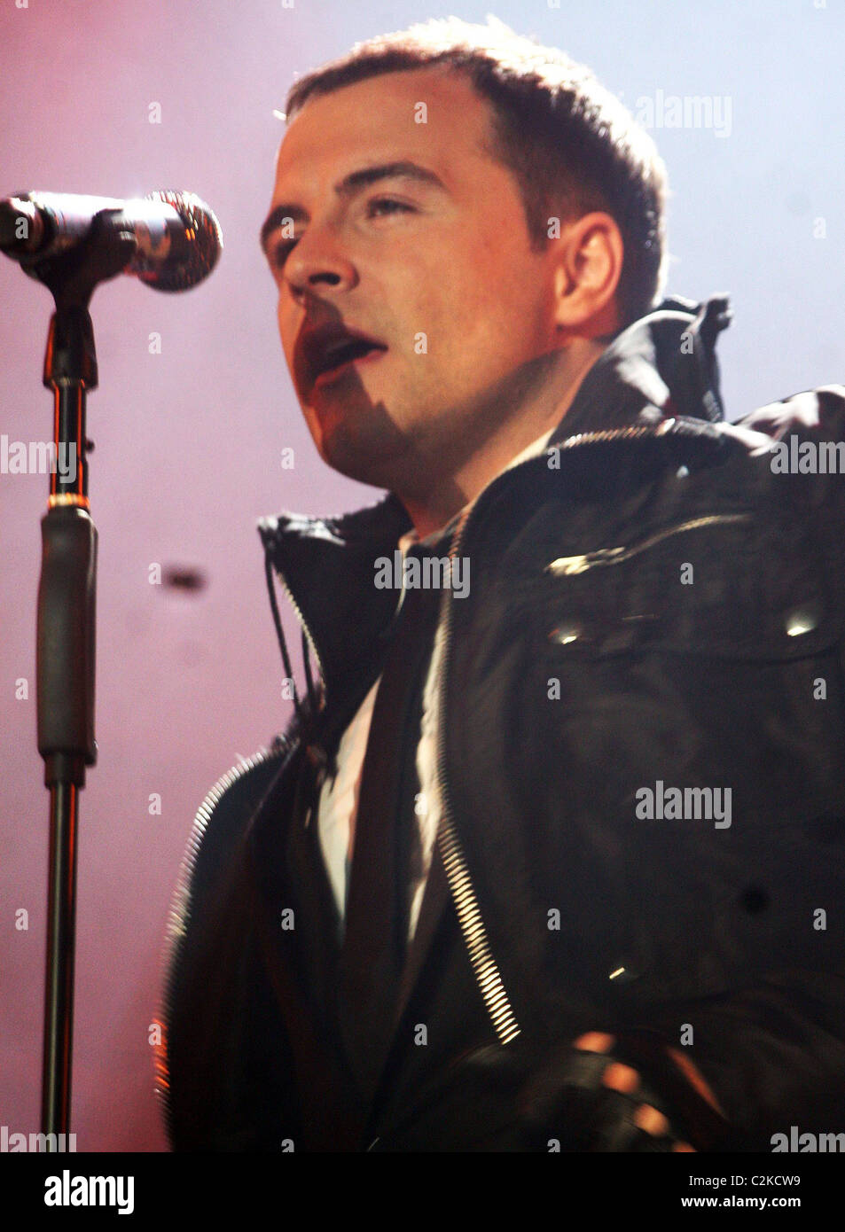 Shane Filan From Westlife Performing At Manchester Arena Manchester