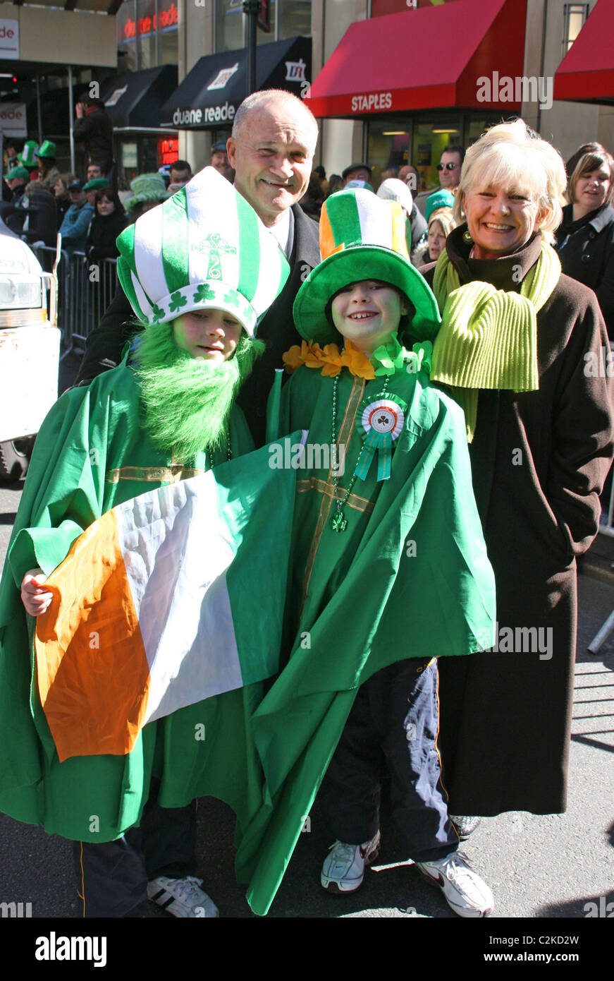 Police Commissioner Raymond Kelly and his family 241st Annual Saint ...