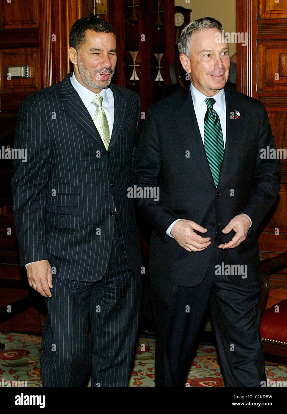 New York Governor David A. Paterson and New York Mayor Michael ...