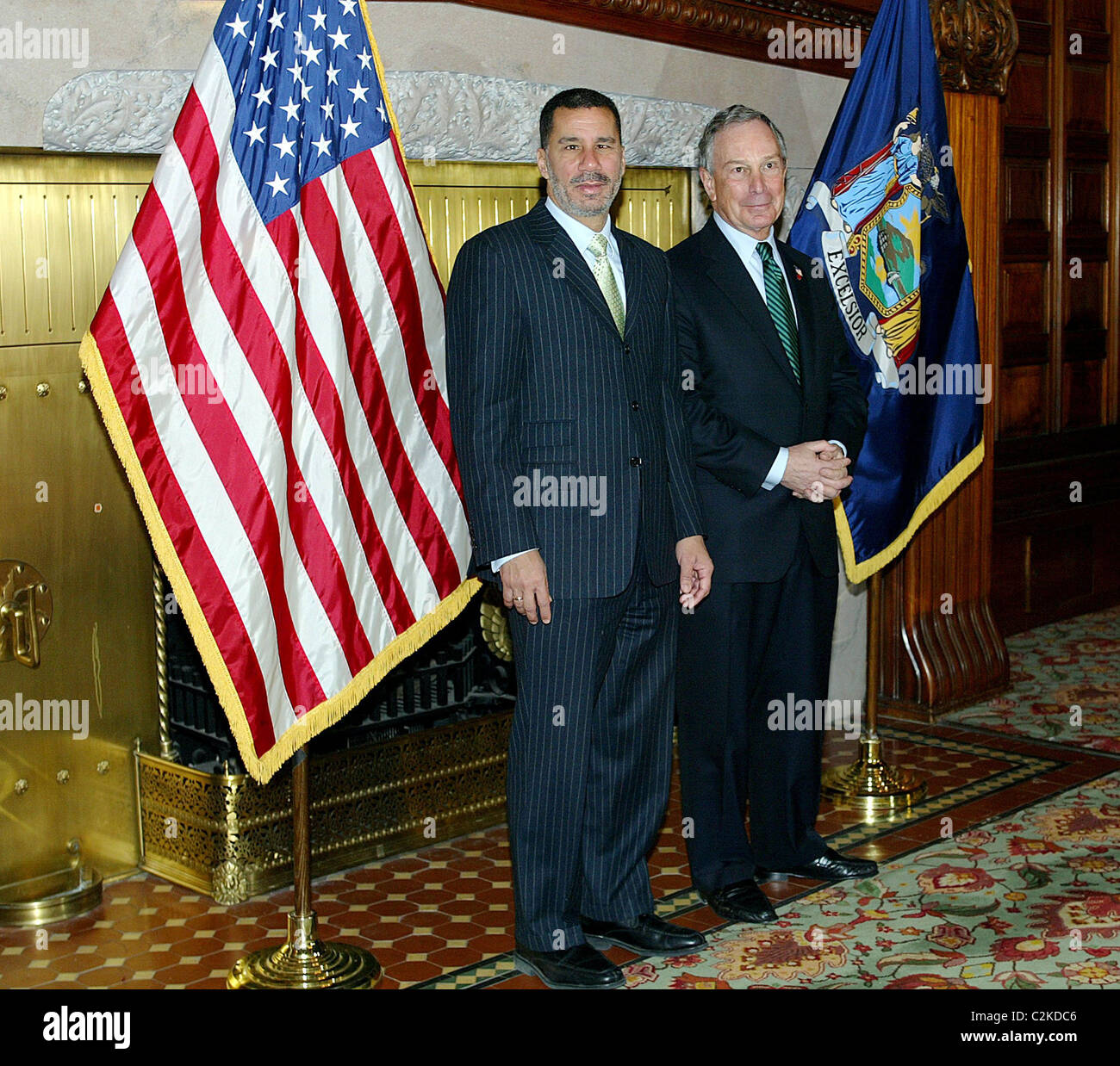 New York Governor David A. Paterson and New York Mayor Michael ...