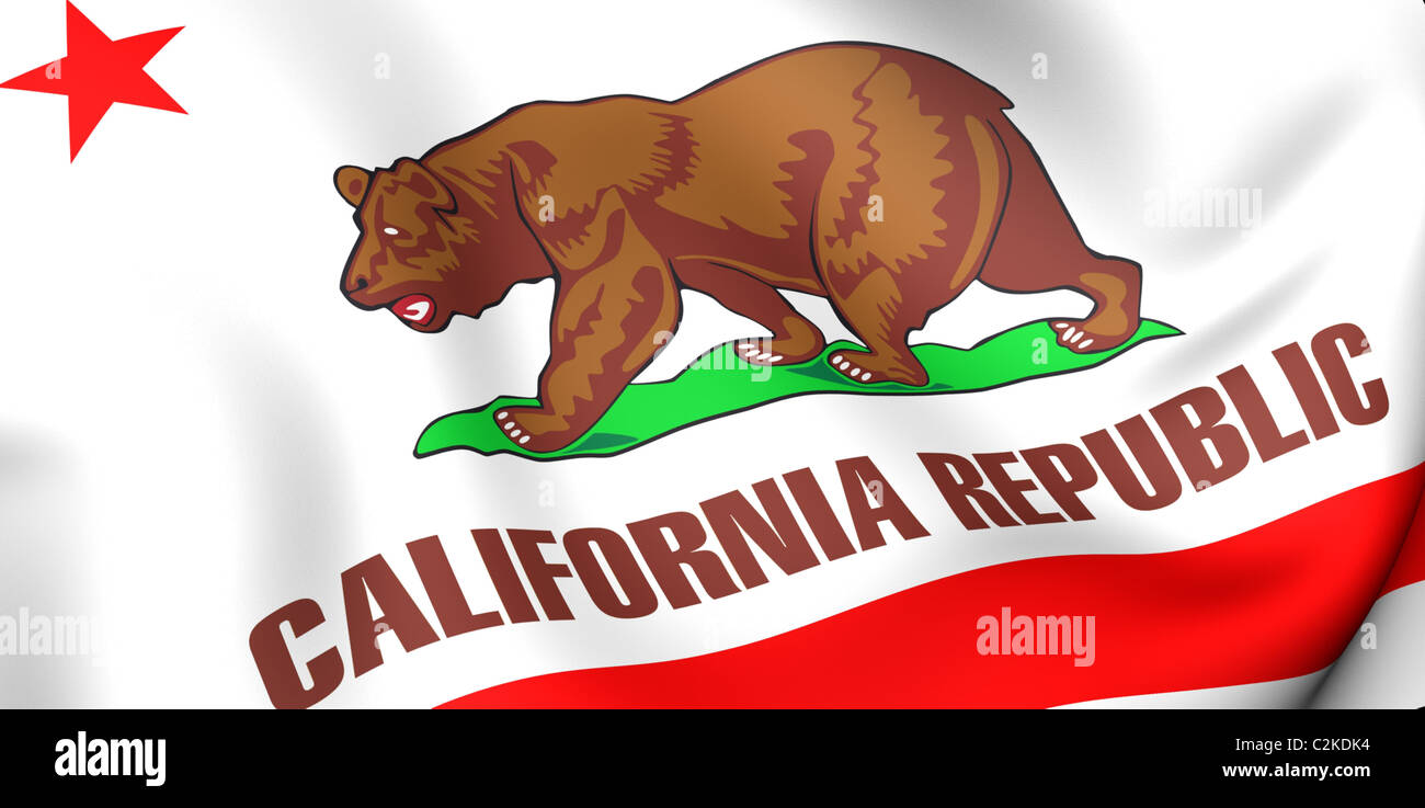 Flag of California, USA Stock Photo - Alamy