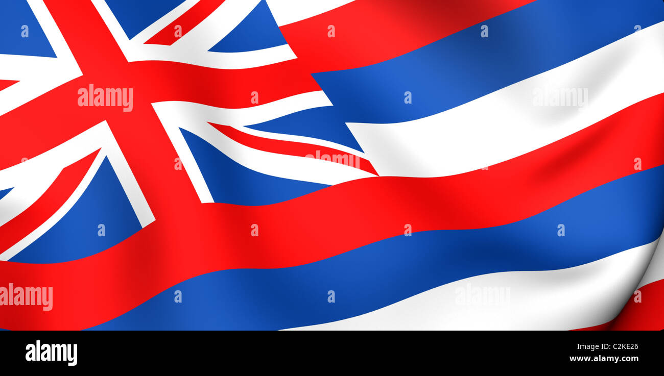 Flag of Hawaii, USA Stock Photo - Alamy