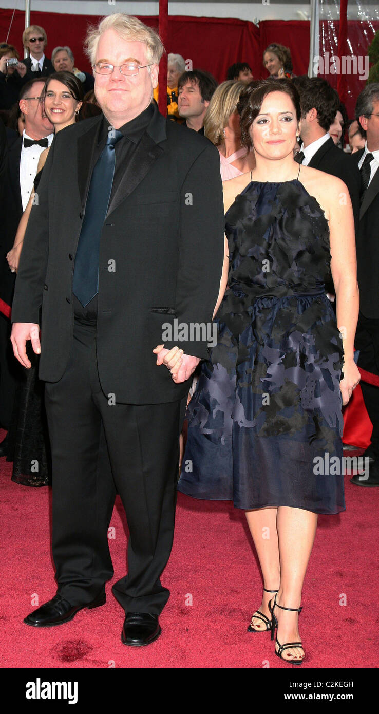 Phillip Seymour Hoffman and Mimi O'Donnell The 80th Annual Academy ...
