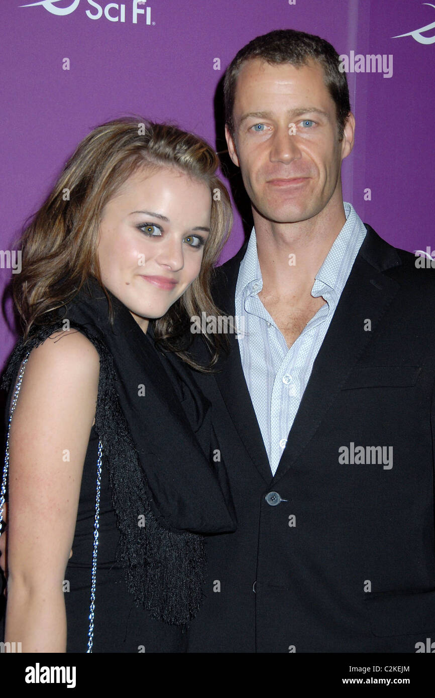 Jordan Hinson and Colin Ferguson Sci Fi Channel 2008 Upfronts at The ...