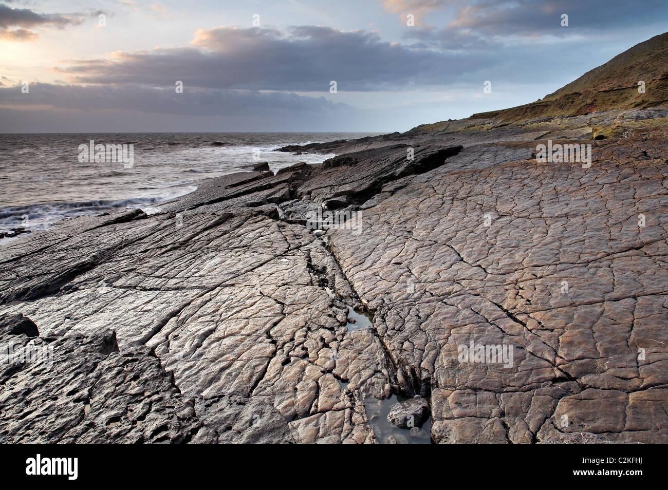 Tears Point, Rhossili, Gower, Wales Stock Photo - Alamy