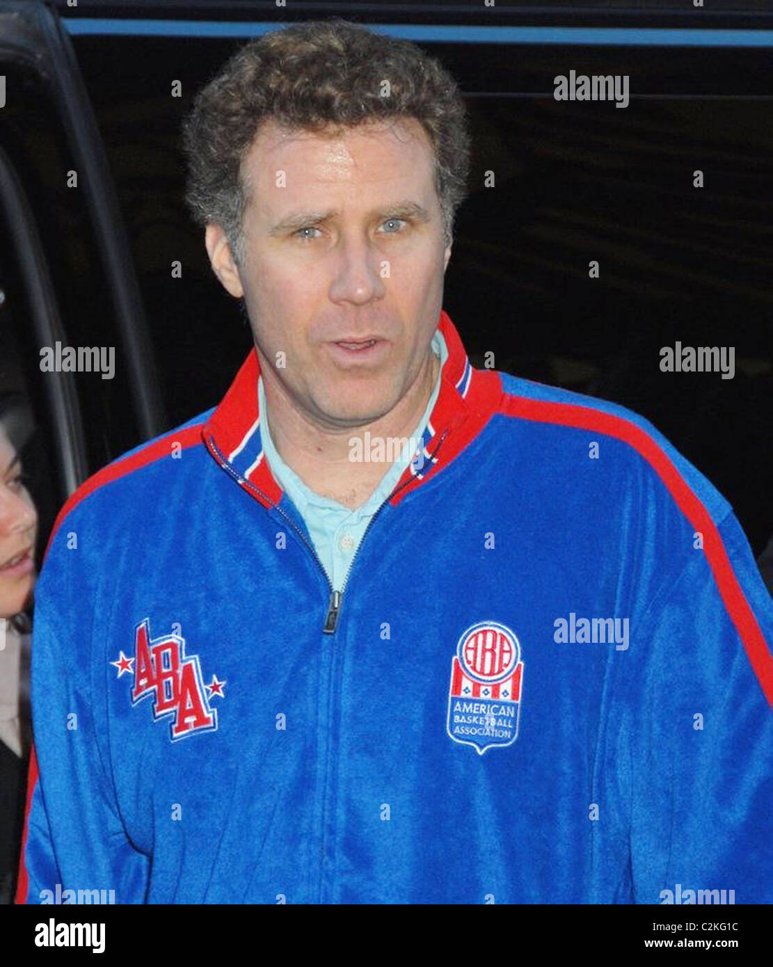 Will Ferrell arriving at MTV's 'TRL' studios in Times Square New York ...