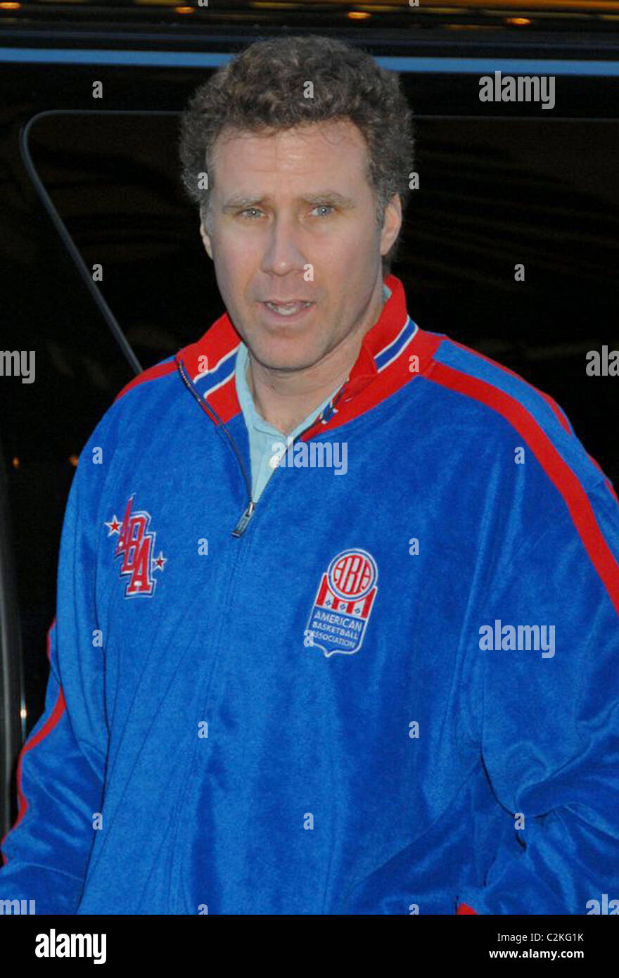 Will Ferrell arriving at MTV's 'TRL' studios in Times Square New York ...