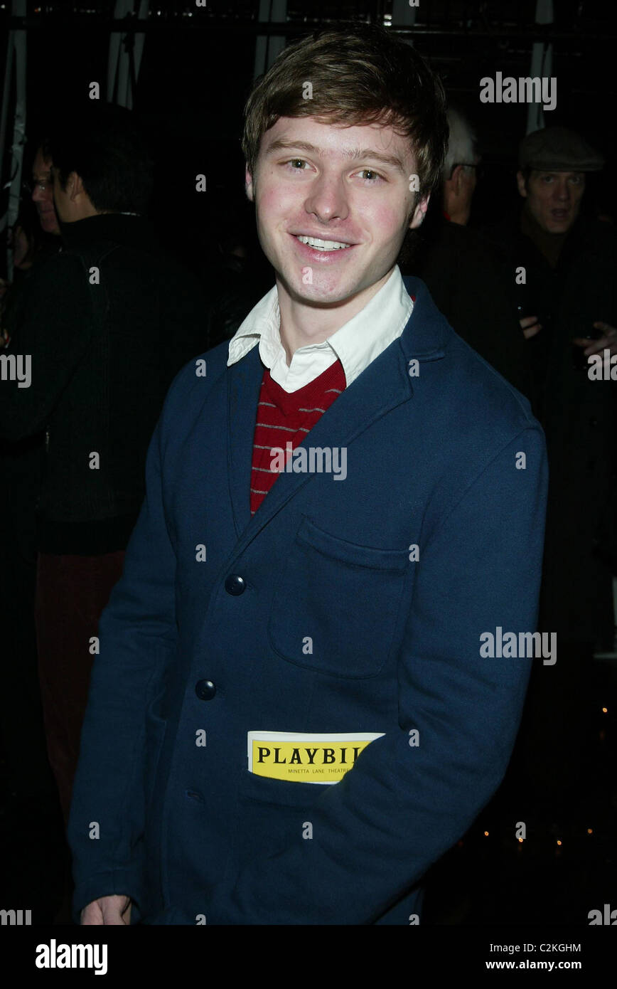 Bobby Steggert Opening Night of the Off-Broadway musical 'The Adding ...