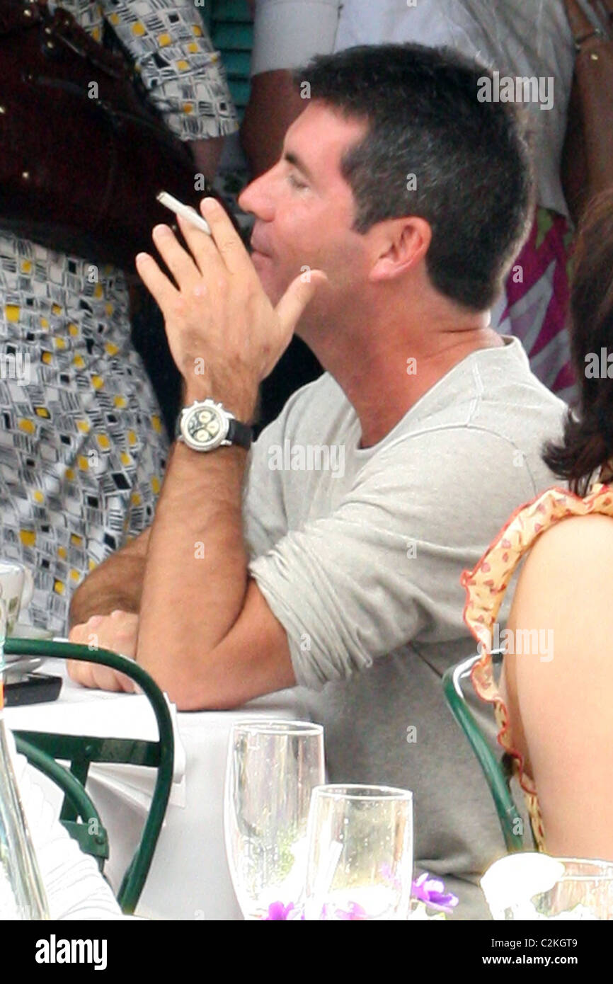 Simon Cowell Smoking