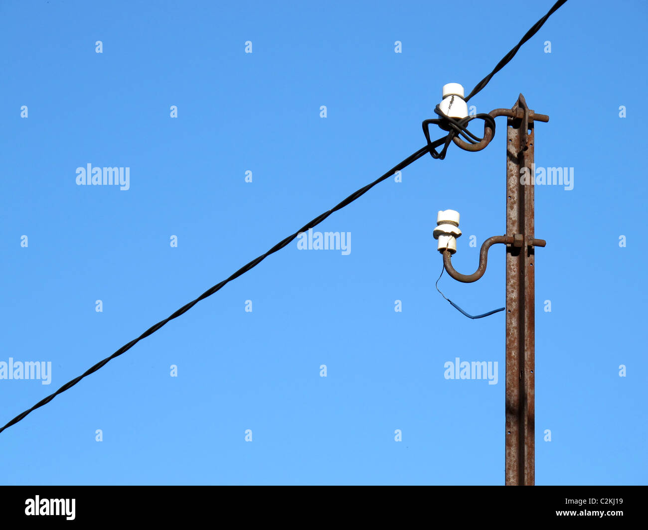 Single wire telegraph system hi-res stock photography and images - Alamy