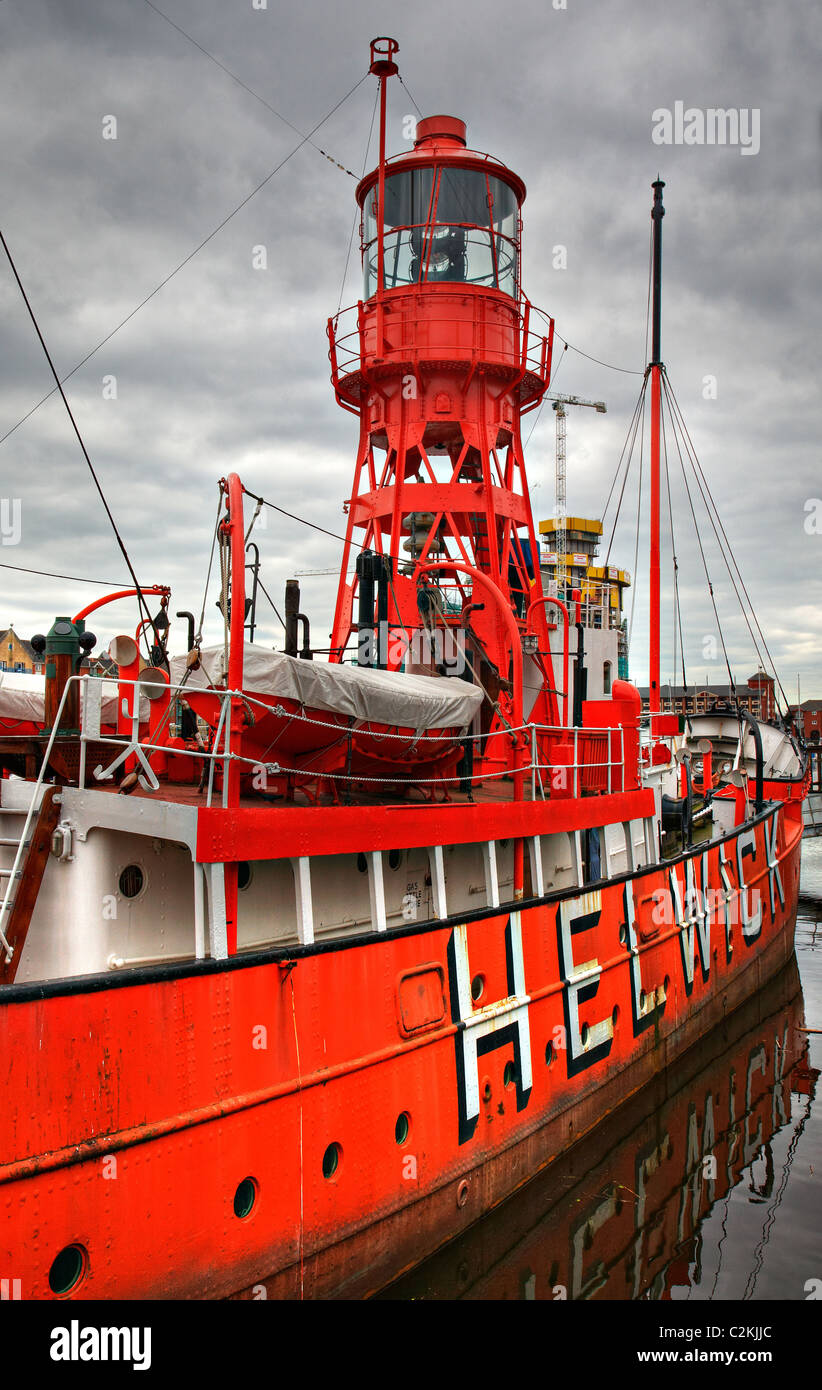 Helwick Lightship, Swansea Marina, Swansea, Wales Stock Photo - Alamy