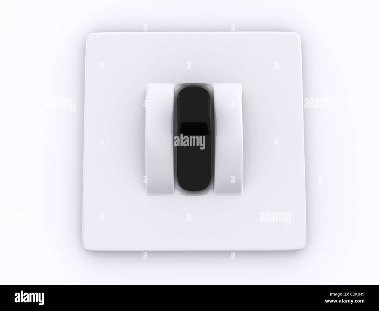 single switch. 3d Stock Photo - Alamy