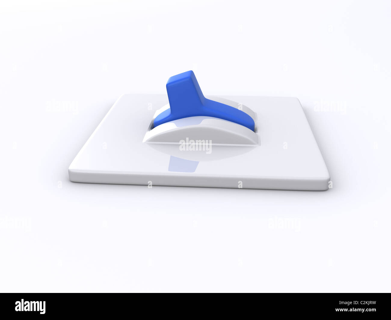 single switch. 3d Stock Photo - Alamy