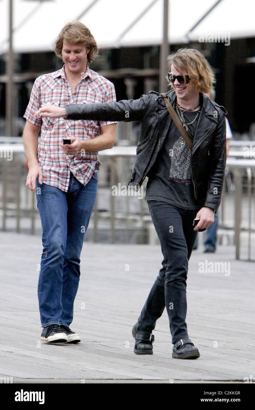 Hamish Rosser and Ryan Griffiths Members of the Australian band The ...