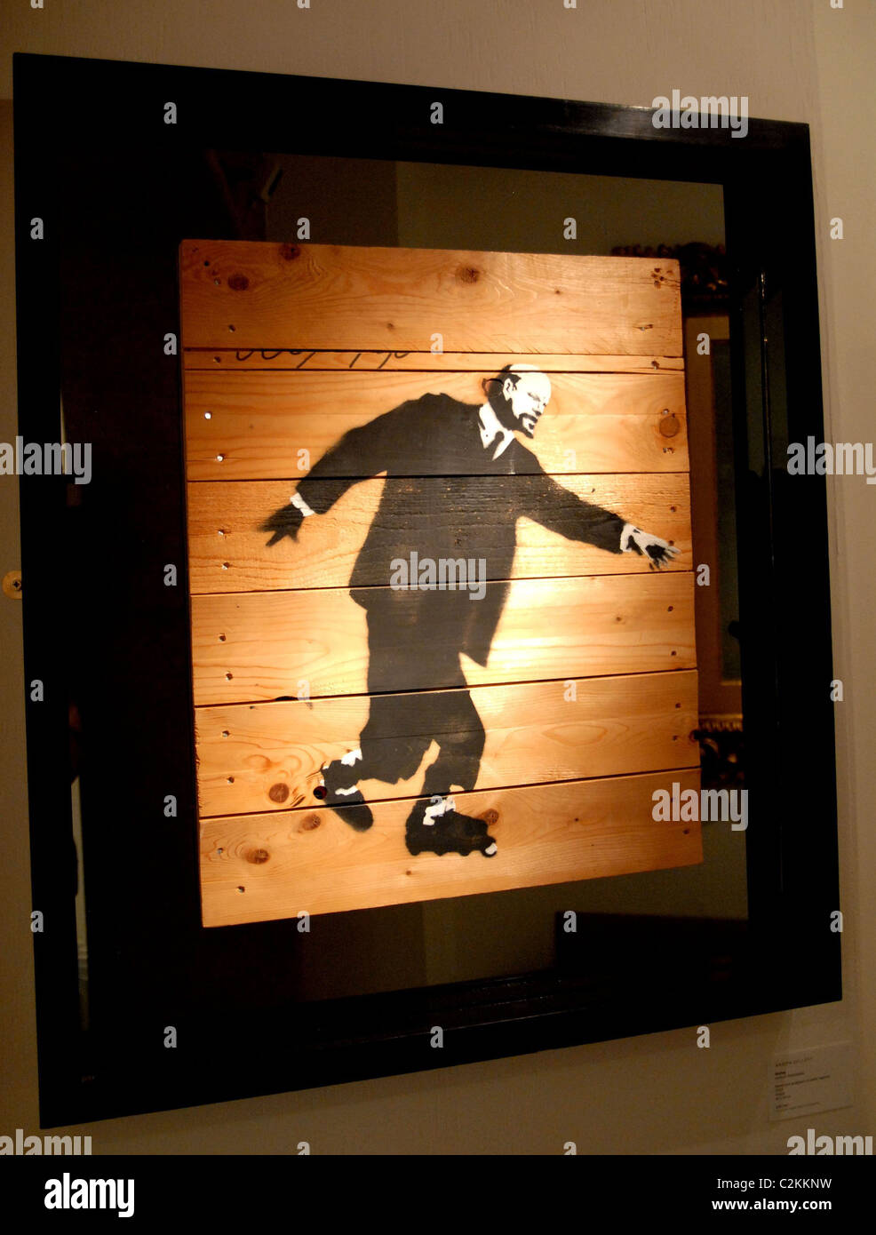 Bansky's Exhibition Opening The infamous graffiti artist showcases most ...