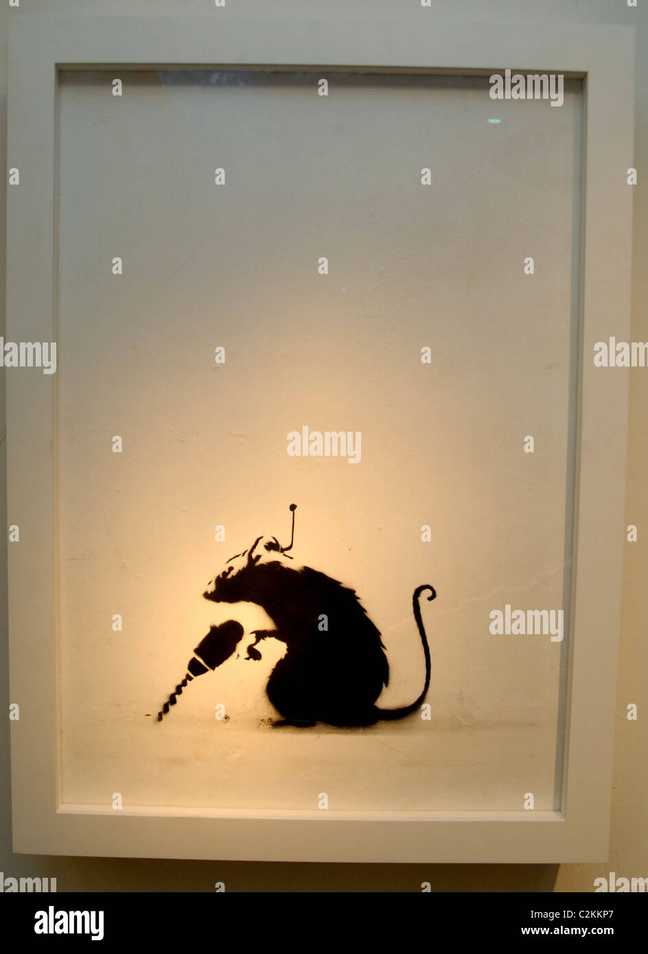 Bansky's Exhibition Opening The infamous graffiti artist showcases most ...