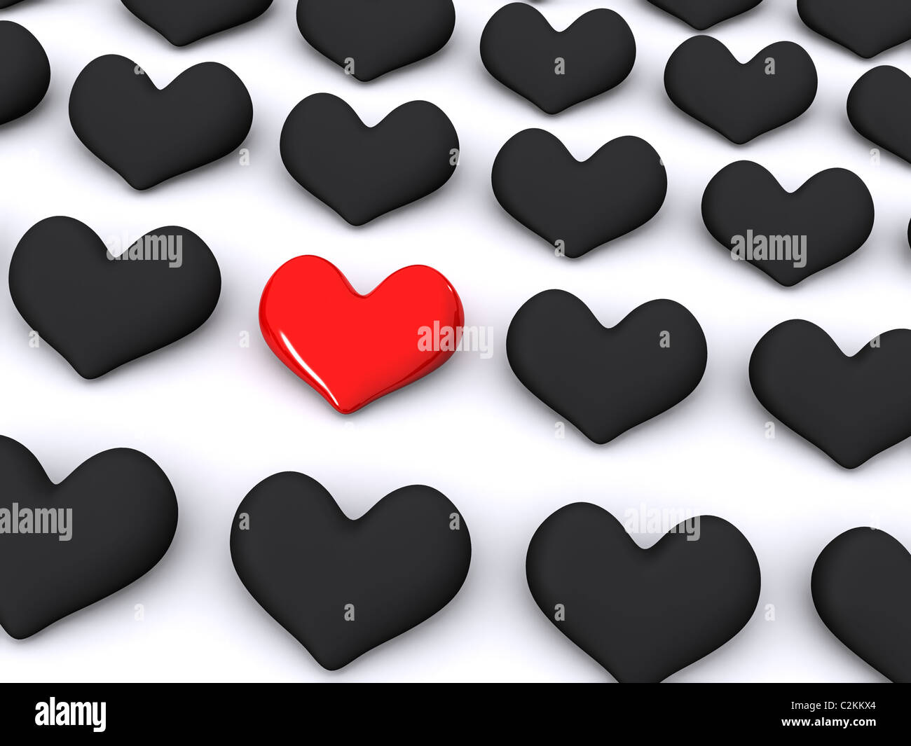 Black hearts hi-res stock photography and images - Alamy
