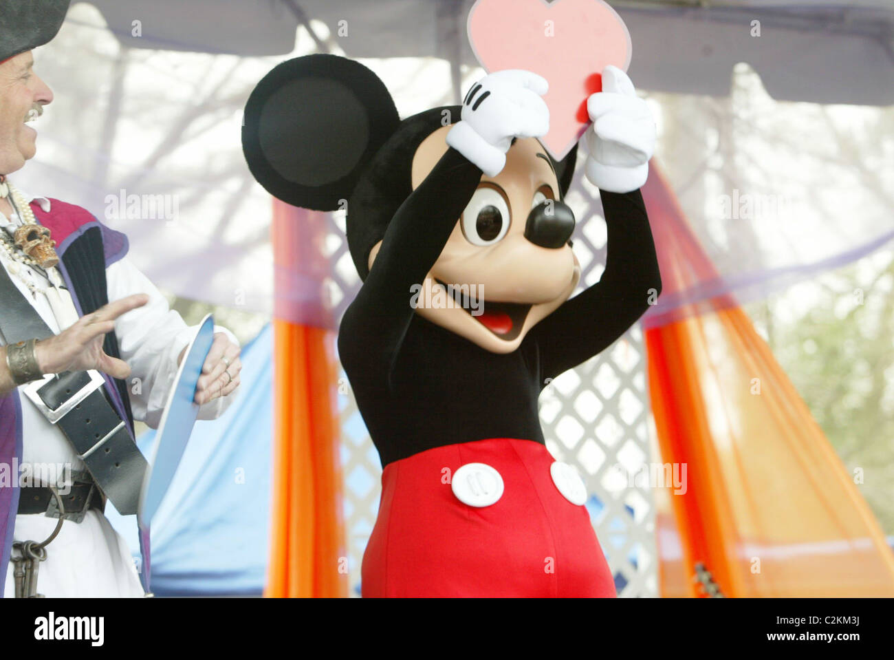 Mickey Mouse at the annual White House Easter Egg Roll Washington DC ...