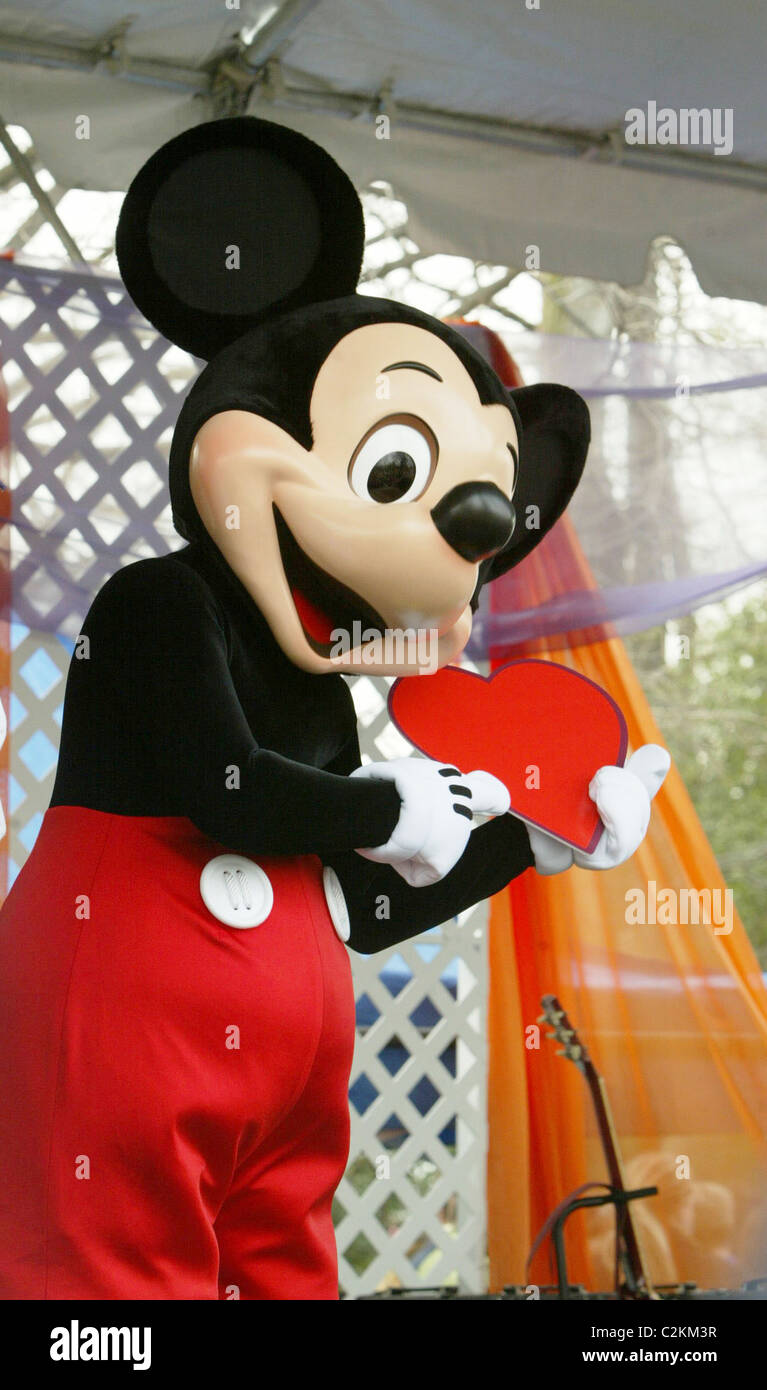 Mickey Mouse at the annual White House Easter Egg Roll Washington DC ...