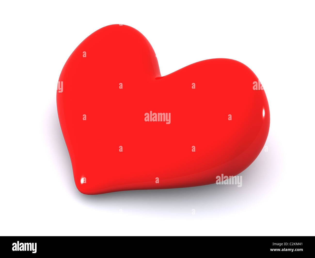 Red heart 3d hi-res stock photography and images - Alamy