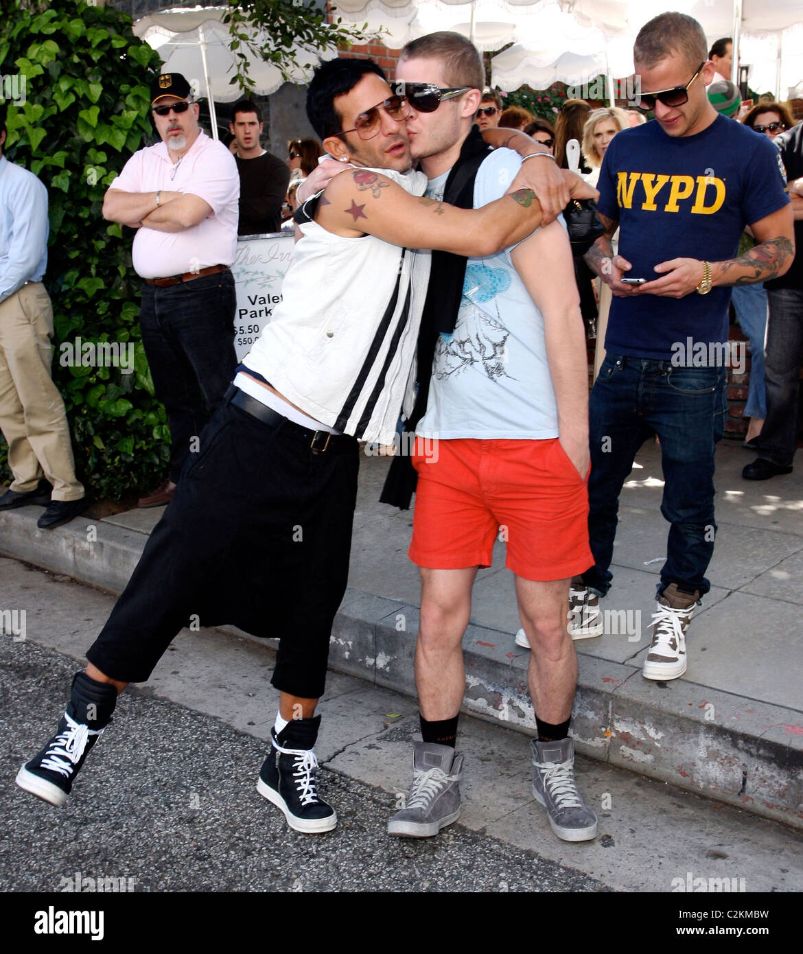 Marc Jacobs with his new boyfriend Austin A. and a friend leaving The ...