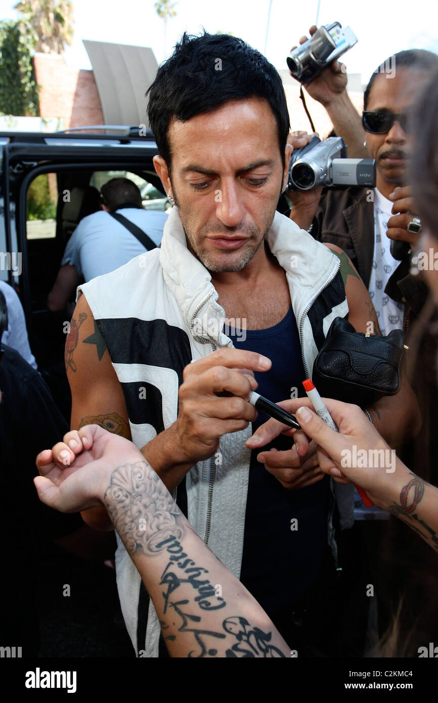 Marc Jacobs with his new boyfriend Austin A. and a friend leaving The ...